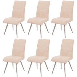 MCW ESSZIMMERSTUHL Cremewei&szlig; 6er-Set