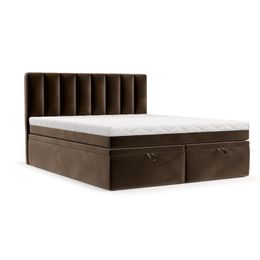 BOXBETT Lume 140/200 cm Braun im Kronos Stoff