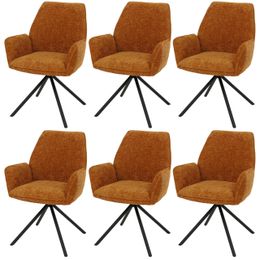 MCW ESSZIMMERSTUHL Gelb, Schwarz 6er-Set