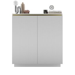 HIGHBOARD Selene 2D Wei&szlig; Matt 111 cm Glamour