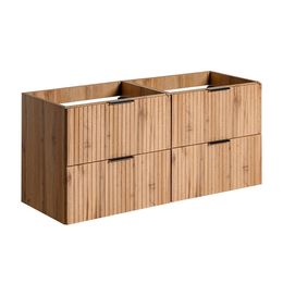 WASCHTISCHUNTERSCHRANK 120.4cm Adriel Holz in Eichenoptik