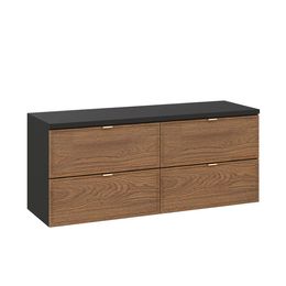 WASCHTISCHUNTERSCHRANK 120.2cm Elena Holz und Schwarz
