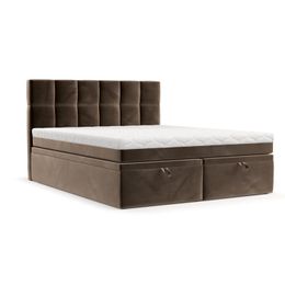 BOXBETT Elano 180/200 cm Braun im Paros Stoff
