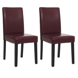 MCW ESSZIMMERSTUHL Rot 2er-Set