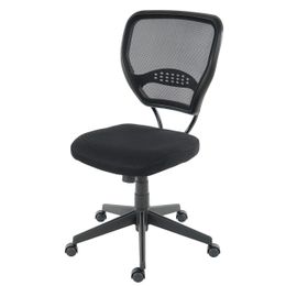 MCW PROFI-B&Uuml;ROSTUHL STOFF/TEXTIL Schwarz