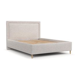 POLSTERBETT Vega 180/200 cm Hellbeige im Neve Stoff