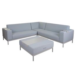 MCW ECKSOFA MIT ABLAGE Blau