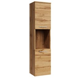 Badplaats BADEZIMMERSCHRANK Montreal mit 2 T&uuml;ren Eiche - 30 x 30 x 130 cm
