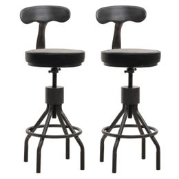 MCW BARHOCKER Schwarz 2er-Set