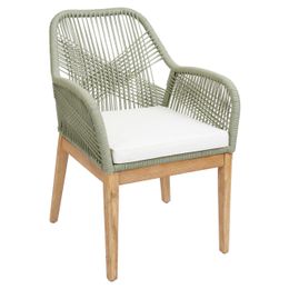 MCW GARTENSTUHL H56B Gr&uuml;n, Cremewei&szlig;
