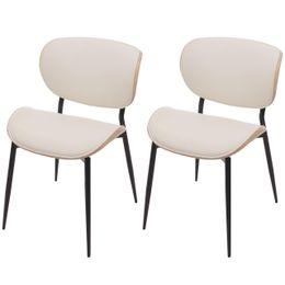 MCW ESSZIMMERSTUHL Beige, Wei&szlig;