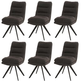 MCW ESSZIMMERSTUHL Anthrazit 6er-Set