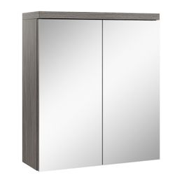 Badplaats SPIEGELSCHRANK Toledo Grau Eiche - 60 x 20 x 60 cm
