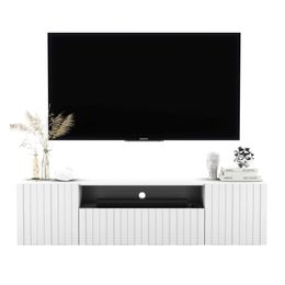 TV-SCHRANK Elpis2 Wei&szlig; Matt Glamour 150 cm