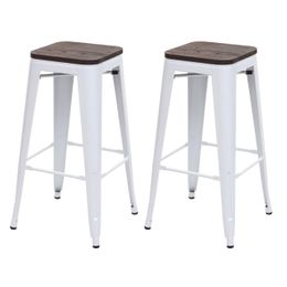 MCW BARHOCKER Wei&szlig; 2er-Set