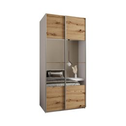 SCHWEBET&Uuml;RENSCHRANK 245,5/120/64 2-t&uuml;rig