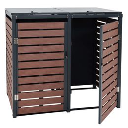 MCW 2ER-/4ER-M&Uuml;LLTONNENVERKLEIDUNG Walnuss Dekor