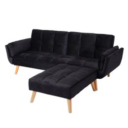 MCW SCHLAFSOFA Schwarz