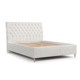 POLSTERBETT Lira 180/200 cm Creme im Neve Stoff