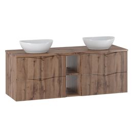 DOPPELWASCHTISCH 140.6cm Tao Holz