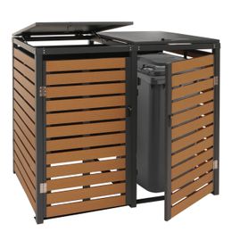 MCW 2ER M&Uuml;LLTONNENVERKLEIDUNG Teak Dekor