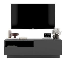 TV-SCHRANK Enjoy Grau matt Loft Schublade 120 cm