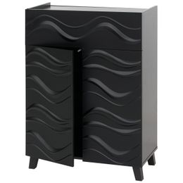 MCW KOMMODE Schwarz