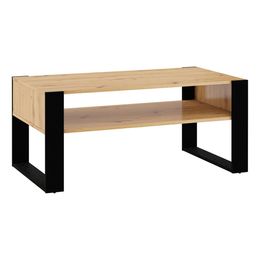 COUCHTISCH Nouka Holz und Schwarz