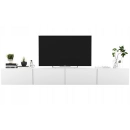 TV-LOWBOARD 2-er Set Enjoy Wei&szlig; Matt 120 cm