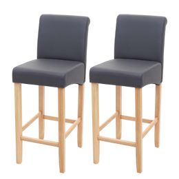 MCW BARHOCKER Grau 2er-Set