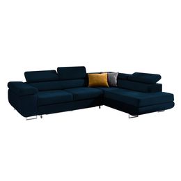 ECKSOFA Wilson 4 Sitzpl&auml;tze Blau