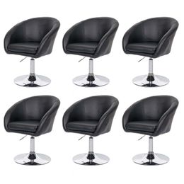 MCW ESSZIMMERSTUHL Schwarz 6er-Set