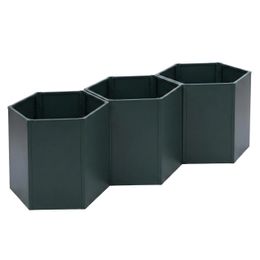 MCW HOCHBEET 3ER-SET Gr&uuml;n 3er-Set-Set