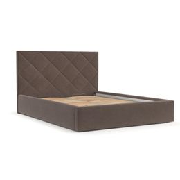 POLSTERBETT Torno 180/200 cm Braun im Asti Stoff