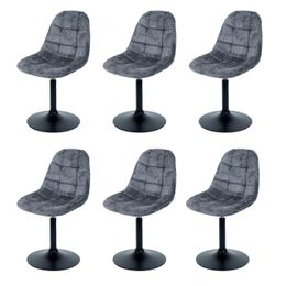 MCW ESSZIMMERSTUHL Grau 6er-Set