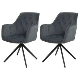 MCW ESSZIMMERSTUHL Schwarz 2er-Set