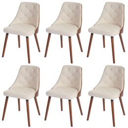 MCW ESSZIMMERSTUHL Beige 6er-Set