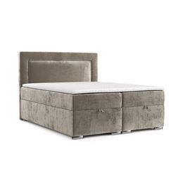BOXBETT Lontano 120/200 cm Beige im Lotta Stoff