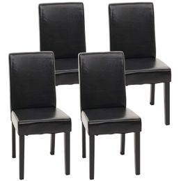 MCW ESSZIMMERSTUHL Schwarz, Dunkelbraun 4er-Set