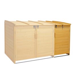 MCW M&Uuml;LLTONNENBOX ERWEITERUNG Braun