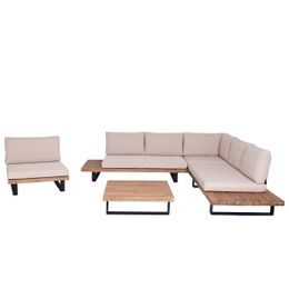 MCW GARTEN-GARNITUR Schwarz, Braun, Beige
