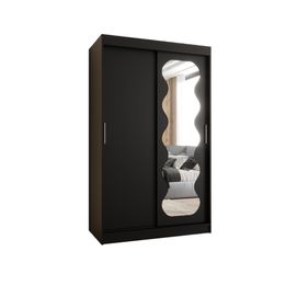 SCHIEBET&Uuml;RENSCHRANK mit Spiegel SPOTI 200/120/62 2-t&uuml;rig