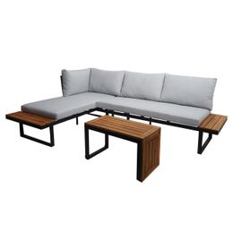 MCW GARTEN GARNITUR 3ER-SET Braun, Hellgrau