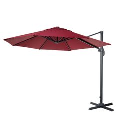 MCW AMPELSCHIRM RUND Bordeaux 400/400 cm