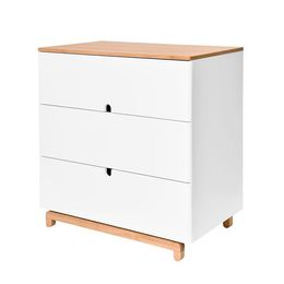 KINDERKOMMODE Wei&szlig; und Holz