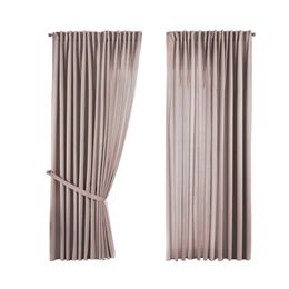 gardinenbox SCHLAUFENGARDINE 2ER SET &raquo;Jena&laquo; HxB 250x300 cm Taupe