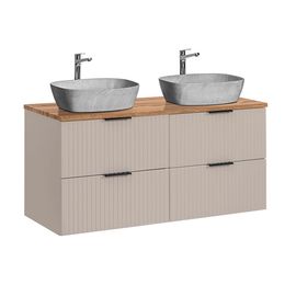 DOPPELWASCHTISCH 120.8cm Adriel Beige