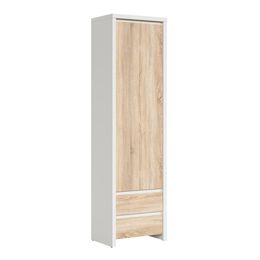 SCHRANK 1 T&uuml;r Soren Holz und Wei&szlig;