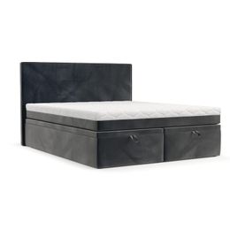BOXBETT Zalla 180/200 cm Anthrazit im Paros Stoff