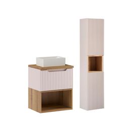 BADM&Ouml;BEL 50.4cm Riva 2er-Set Kaschmir